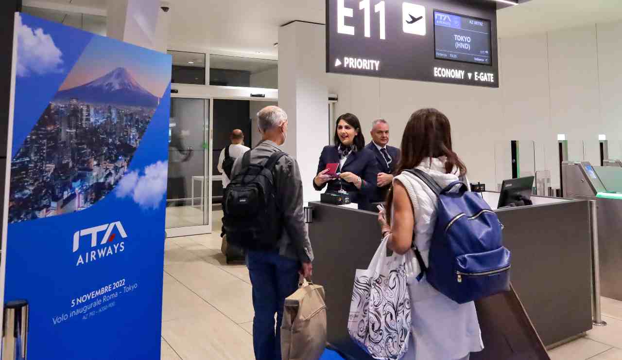 Arrivato finalmente a Roma il volo Ita Airways da Tokyo - Roma cronacalive